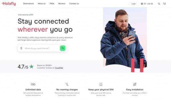 Red Bull Mobile eSIM Review - Holafly