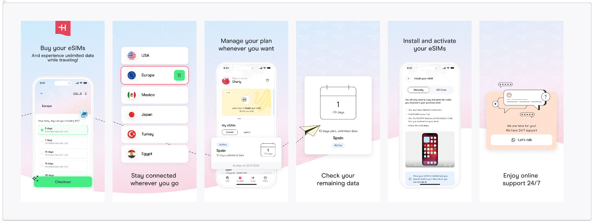How the new Holafly eSIM App works - Holafly