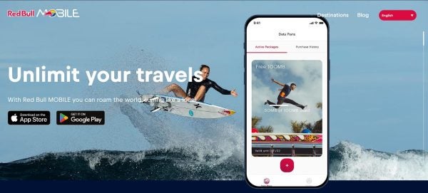 Red Bull Mobile eSIM Review - Holafly