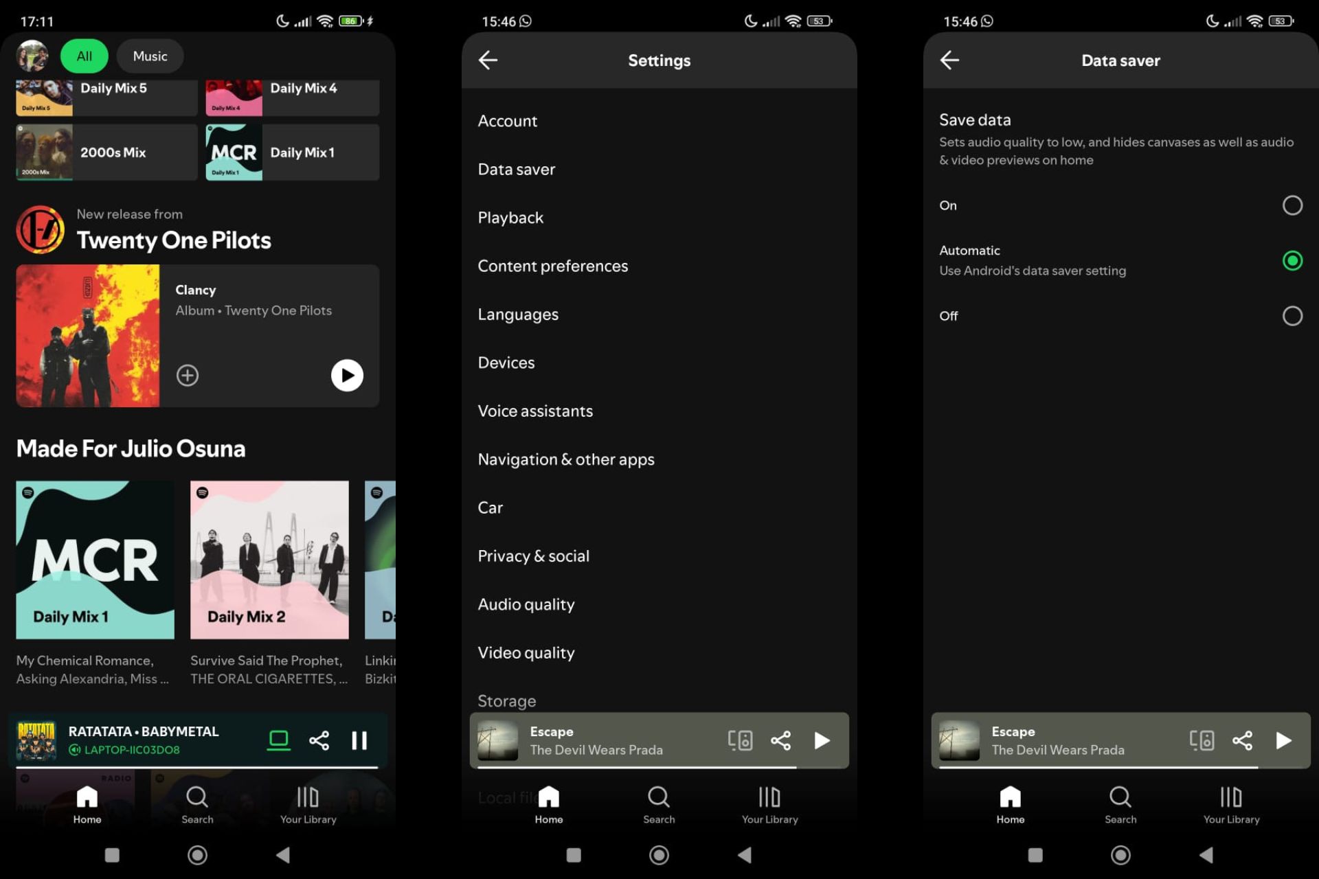 How much data does Spotify use? Manage music stream - Holafly