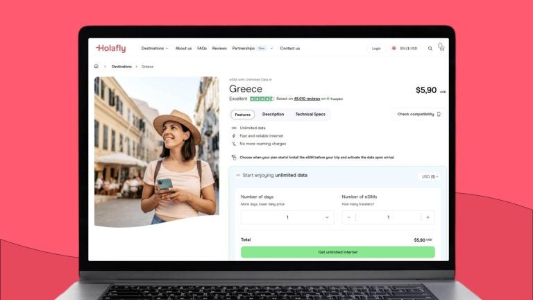 How to get and activate a Cosmote eSIM Greece - Holafly