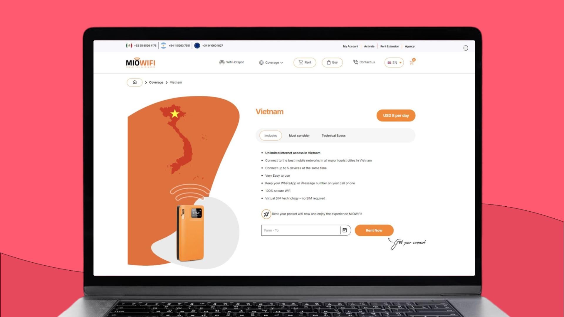 Best Vietnam pocket WiFi: How much does it cost? - Holafly