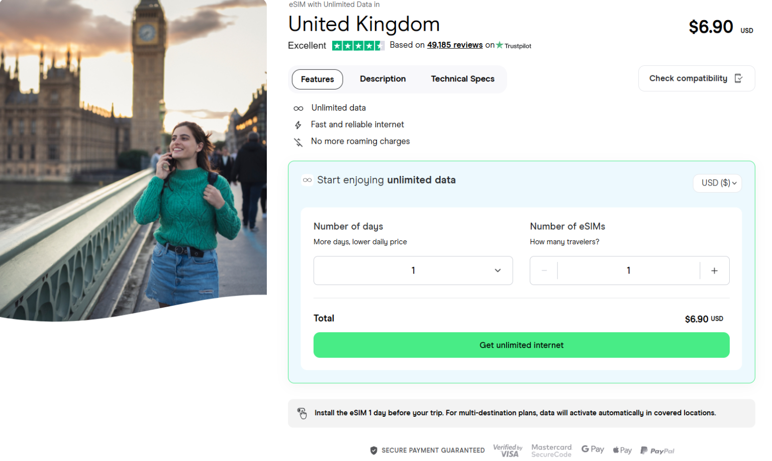 Learn how to get and activate an EE eSIM UK - Holafly