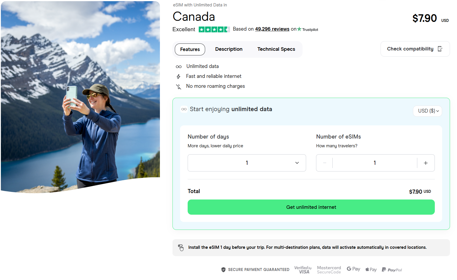 Learn how to get and activate a Bell eSIM Canada - Holafly