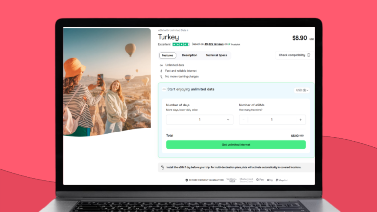 How to get and activate a Turkcell eSIM Turkey - Holafly