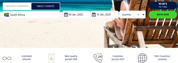 Best pocket WiFi in South Africa - Holafly