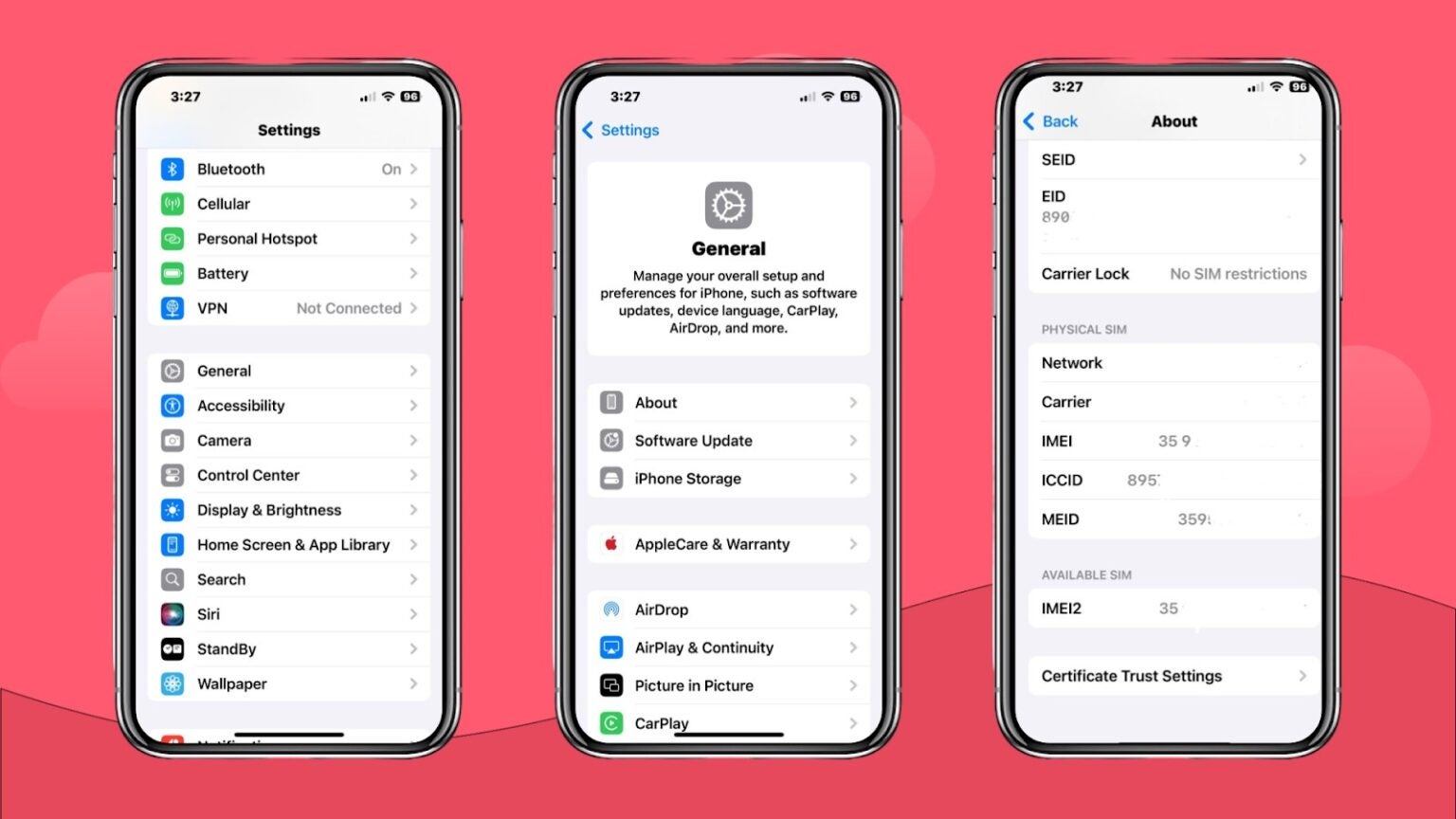 How to find your IMEI number on iPhone - Holafly