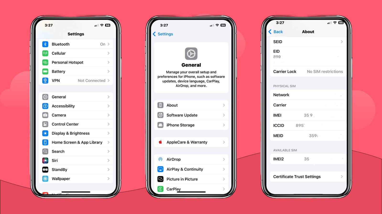 How to find your IMEI number on iPhone - Holafly