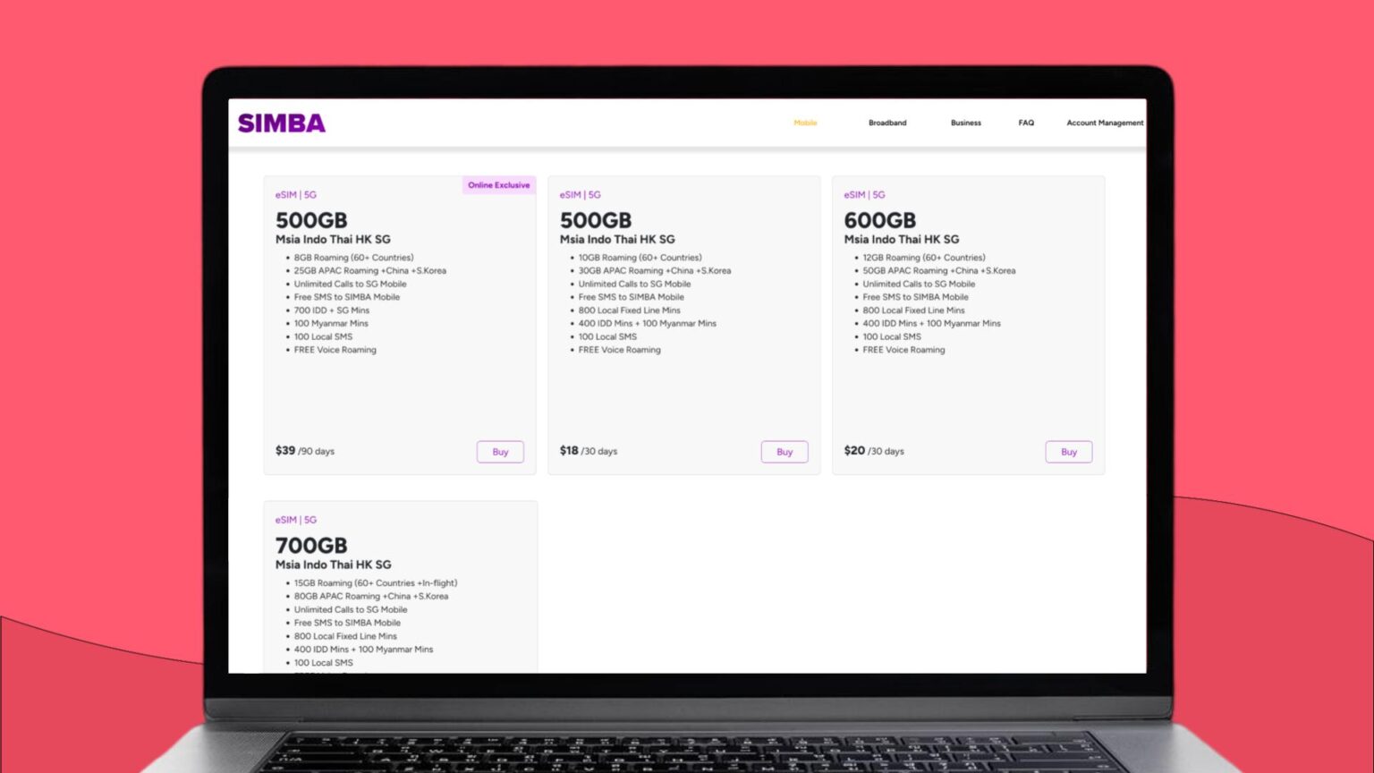 SIMBA China roaming: Coverage, data allowance, and price - Holafly
