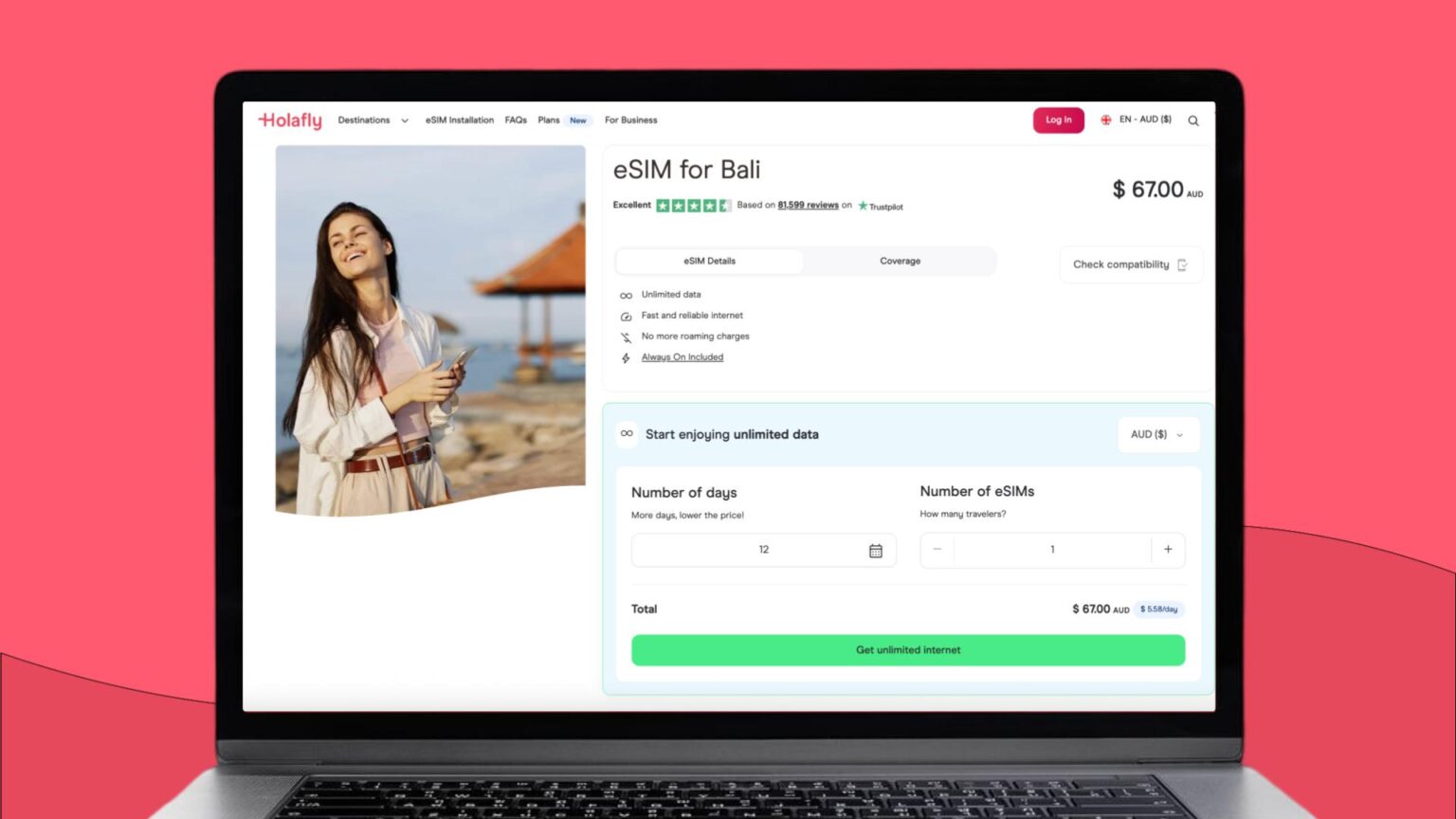Optus roaming Bali: Roaming pass and price explained - Holafly