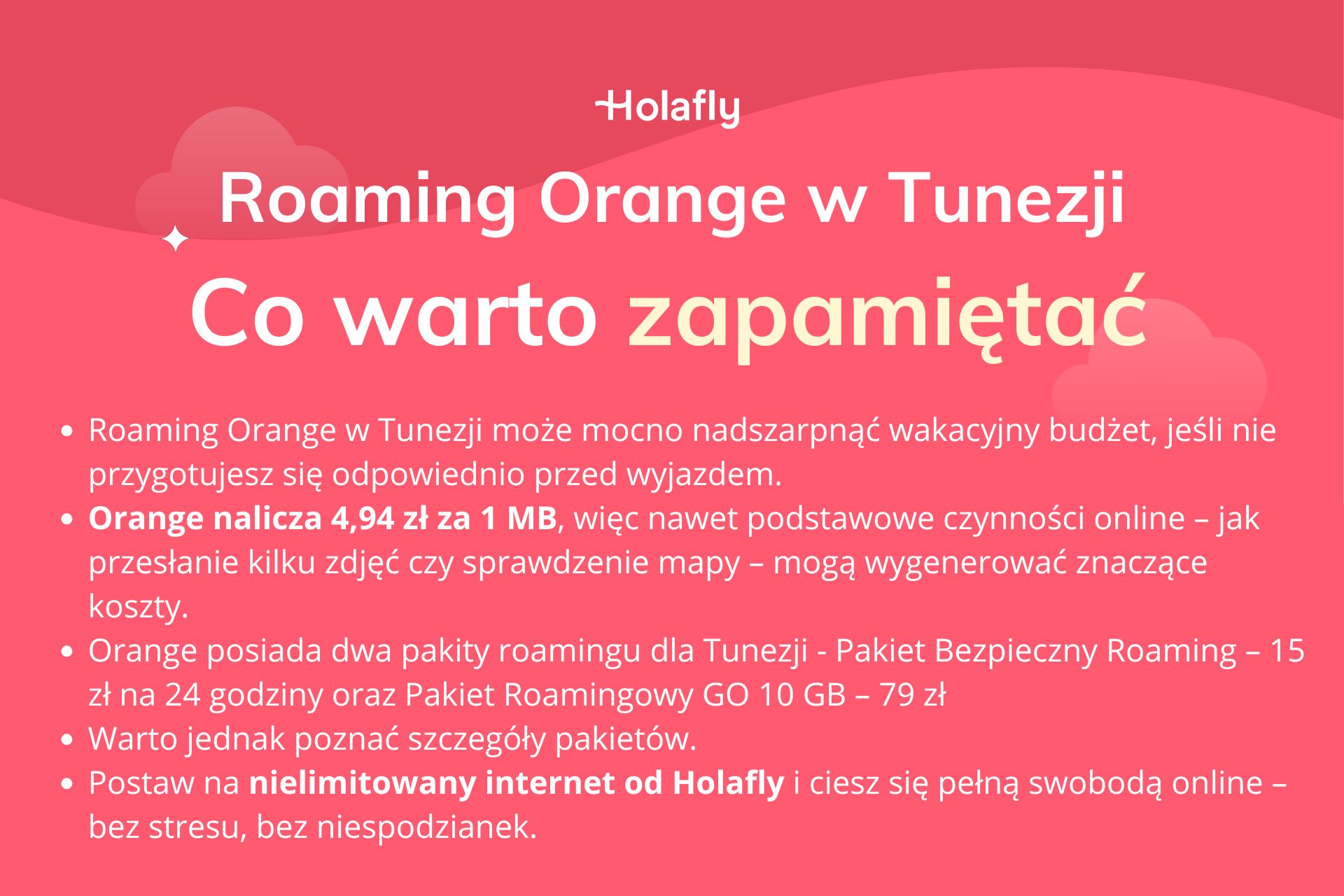 Roaming Orange w Tunezji: Stawki roamingowe i alternatywy