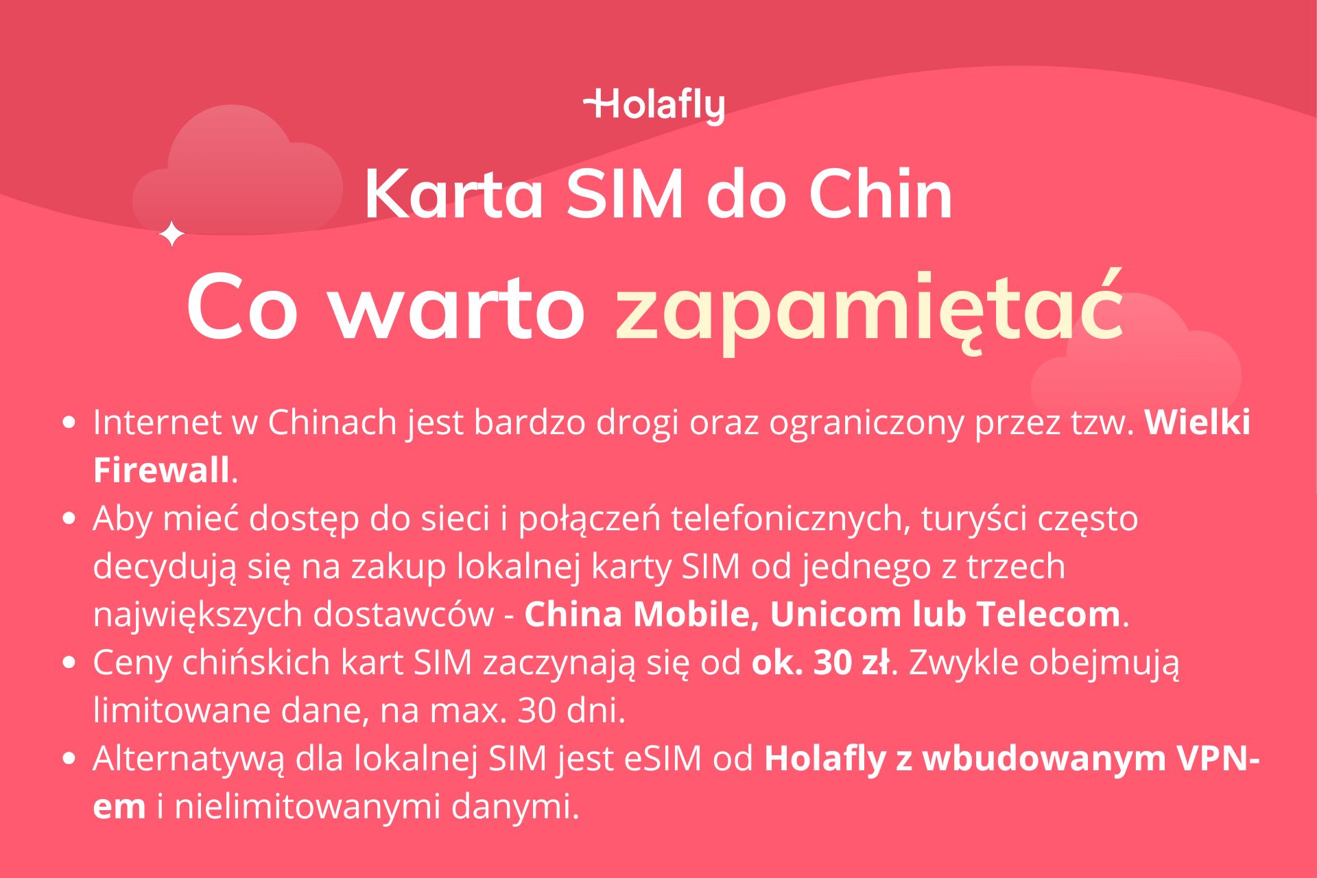 Karta SIM Chiny: Operatorzy, pakiety i ceny 2025