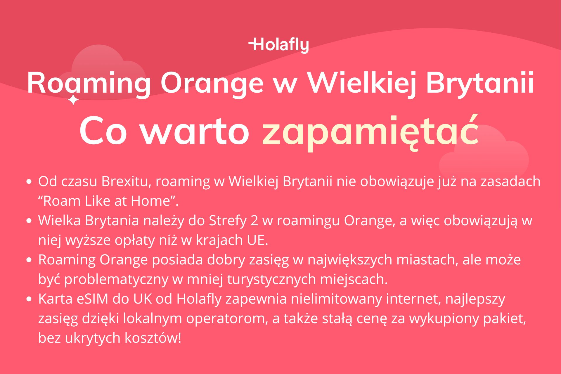 Orange roaming w UK: stawki roamingowe i alternatywy