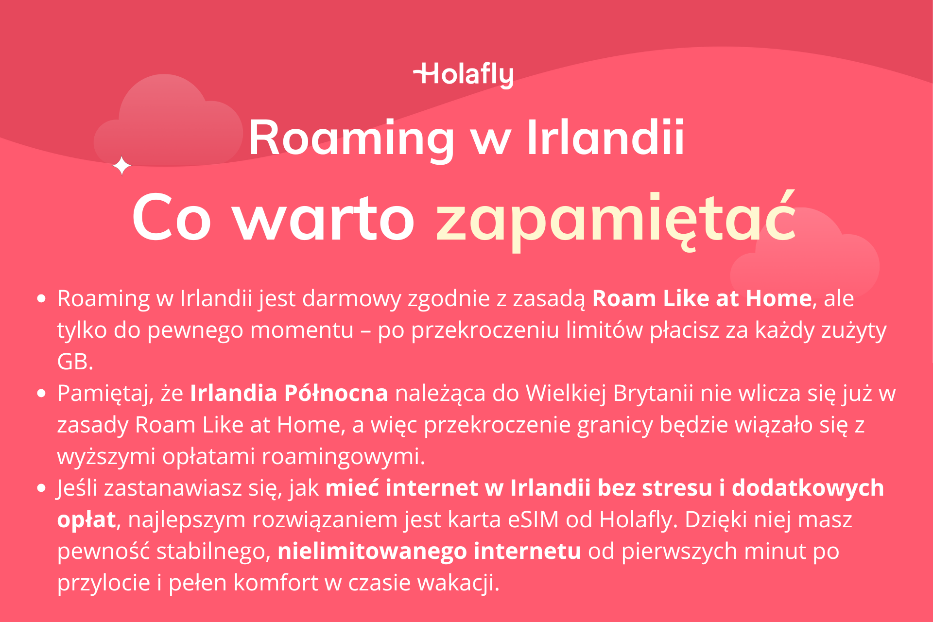 Roaming w Irlandii: ile kosztuje i jak uniknąć wysokich opłat?