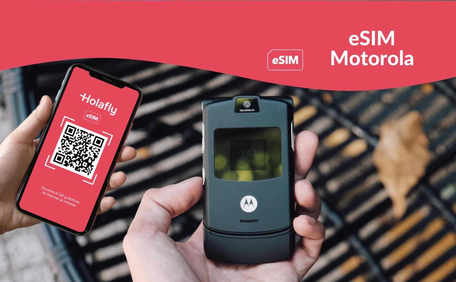 Como ativar um eSIM em um Motorola - Holafly
