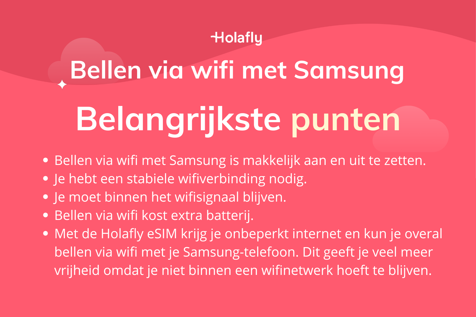 Bellen via wifi met Samsung: Zo schakel je het in of uit