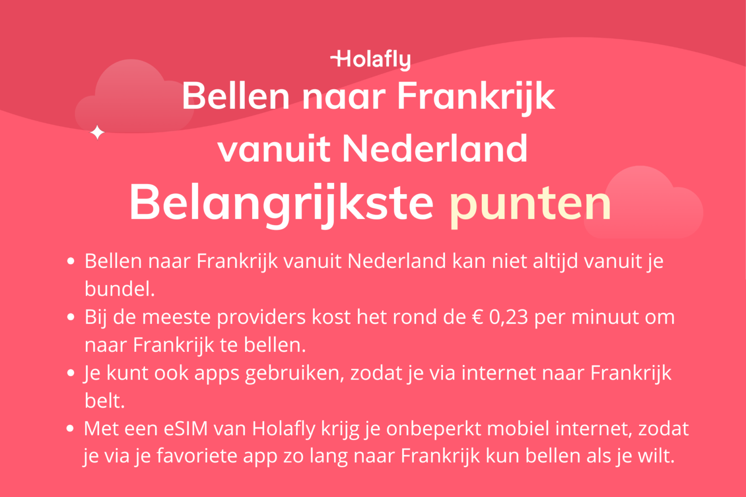 Bellen naar Frankrijk vanuit Nederland: Tarieven & Alternatieven